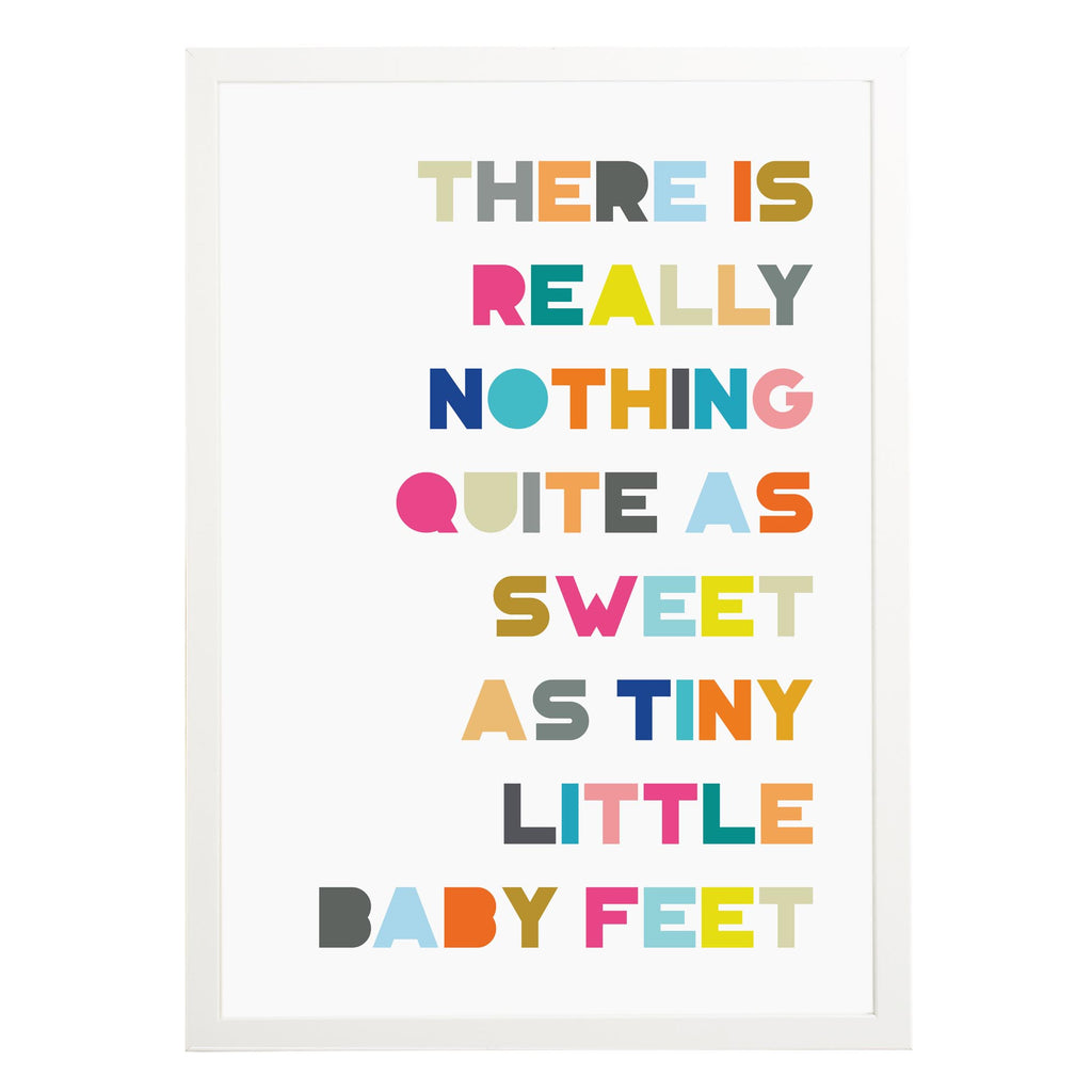 Tiny Little Baby Feet Print